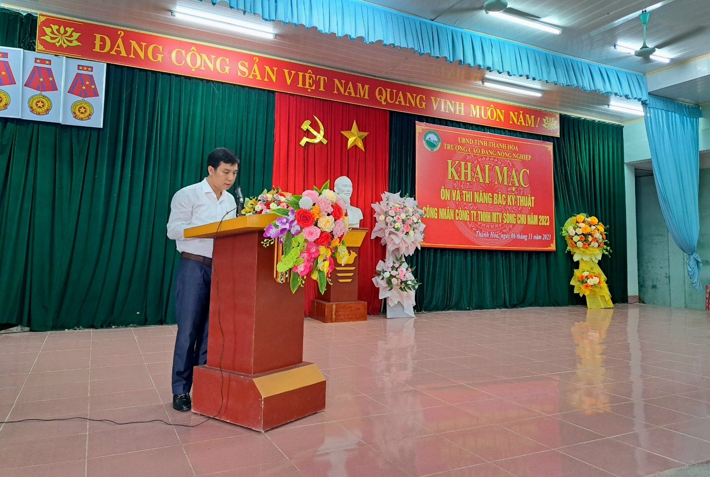 TRƯỜNG CAO ĐẲNG NÔNG NGHIỆP THANH HÓA KHAI MẠC ÔN VÀ THI NÂNG BẬC CÔNG ...